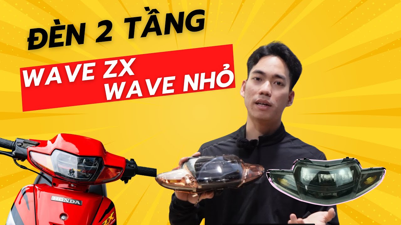 Review: độ sáng đèn LED 2 tầng Wave ZX - Wave nhỏ thực tế ngoài đường ...