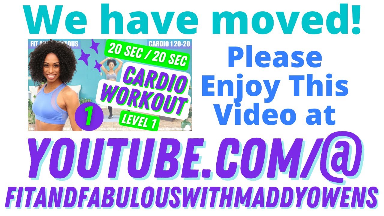 DAILY CARDIO WORKOUT is available at @FitandFabulouswithMaddyOwens ...