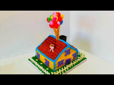 Masal Evi Pasta 🏡 Up Filmindeki Uçan Ev 🎈