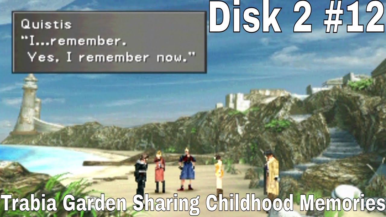 Final Fantasy VIII 8 Disk 2 Trabia Garden Sharing Childhood Memories ...