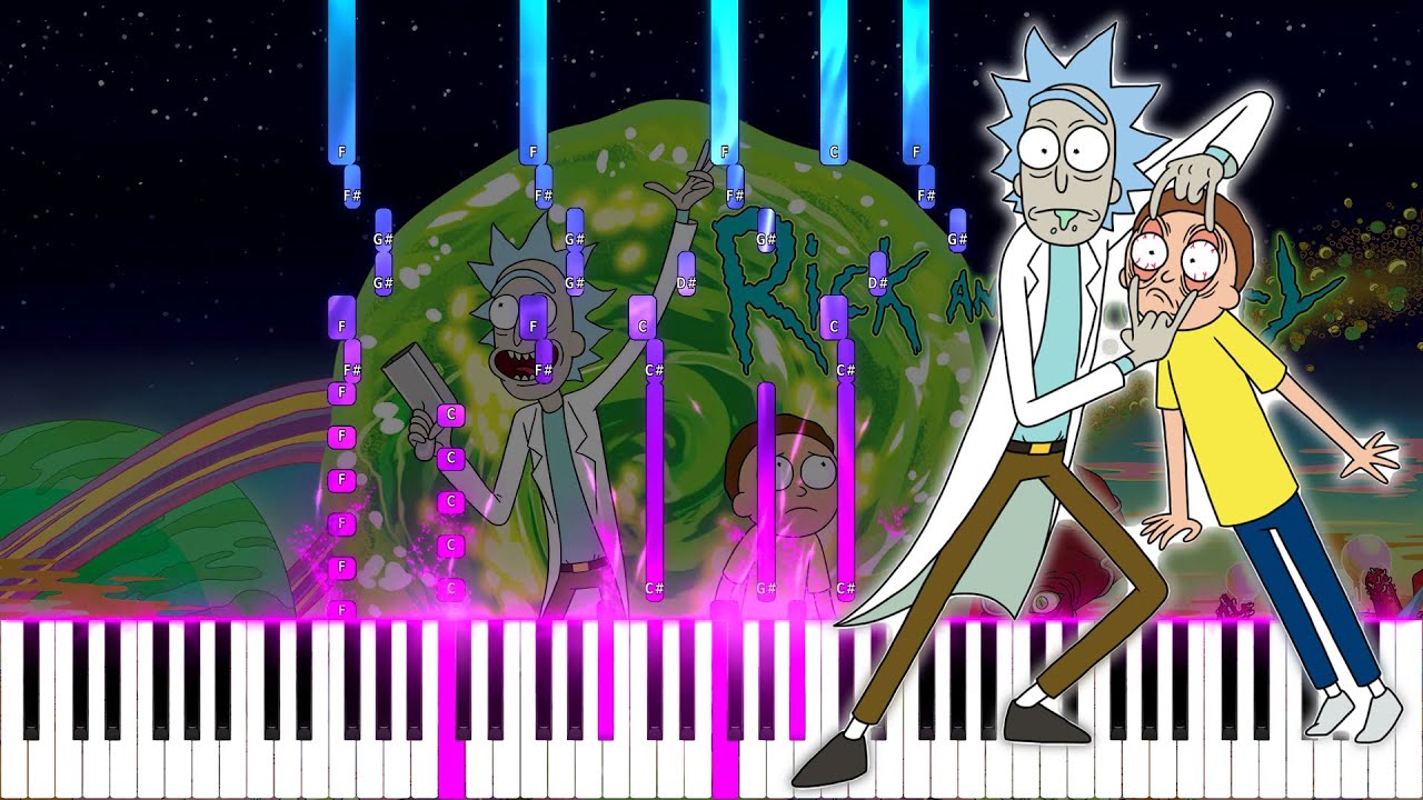 Rick And Morty - Theme Song | Piano Version + MIDI - YouTube