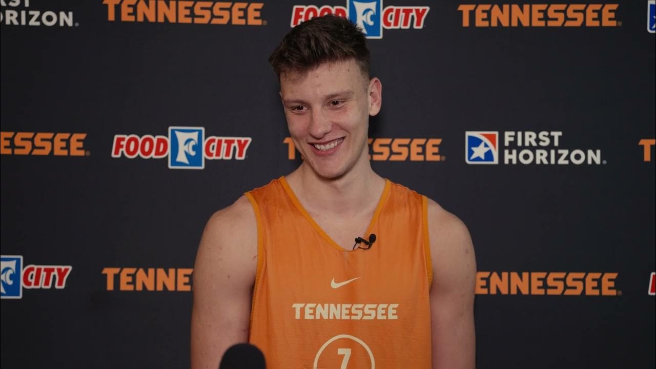 Vols guard Igor Milicic Jr. previews matchup with Montana | Tennessee Basketball - YouTube