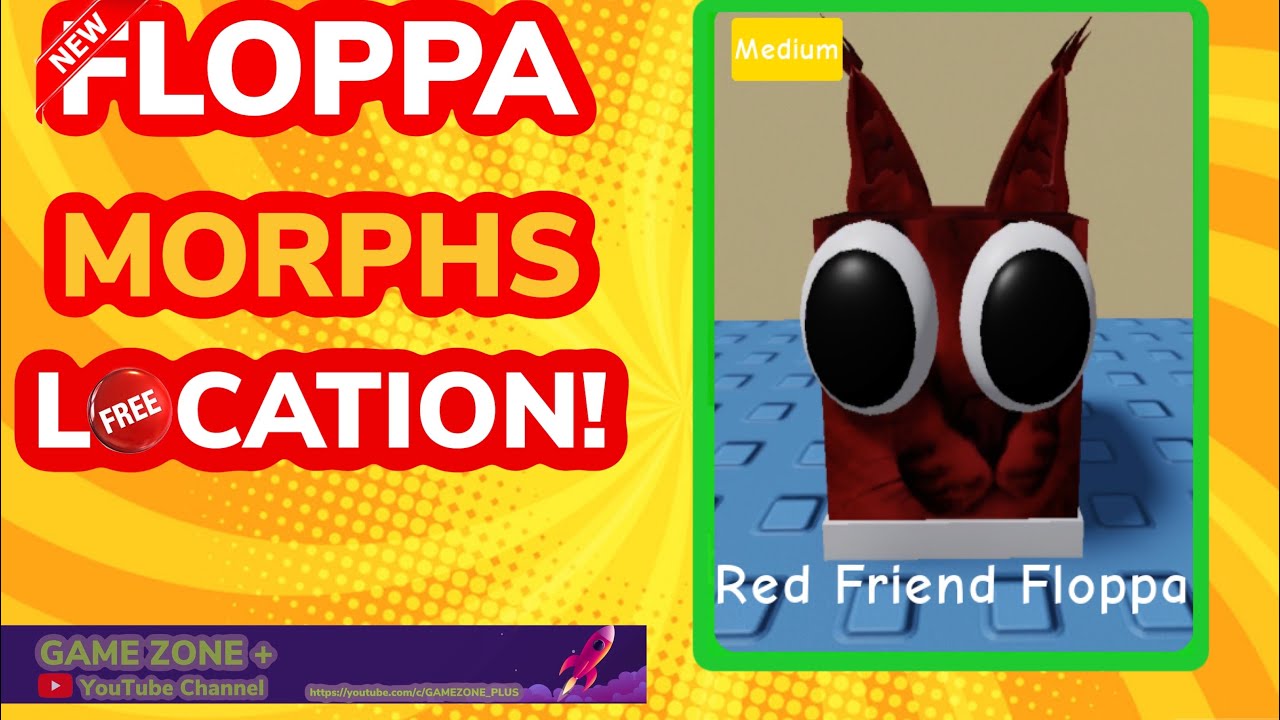 How to get the Red Friend Floppa in ROBLOX FIND THE FLOPPA MORPHS. # ...