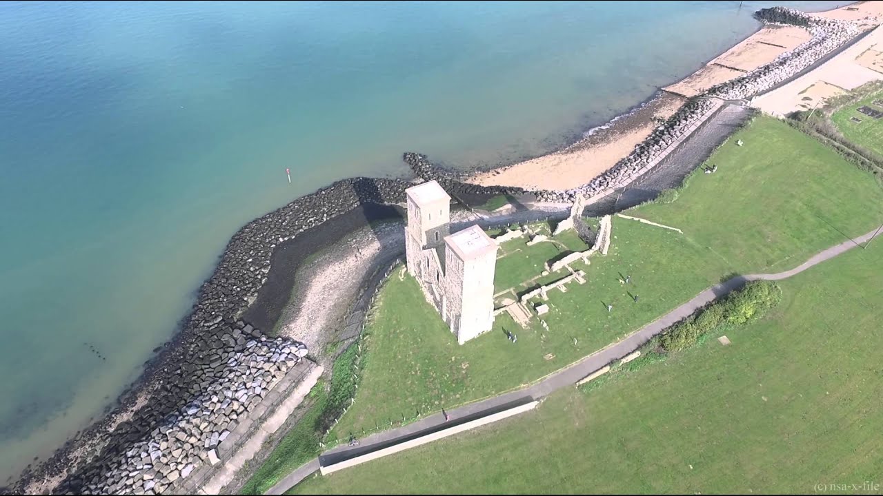 Reculver Towers Kent UK 2015 - YouTube