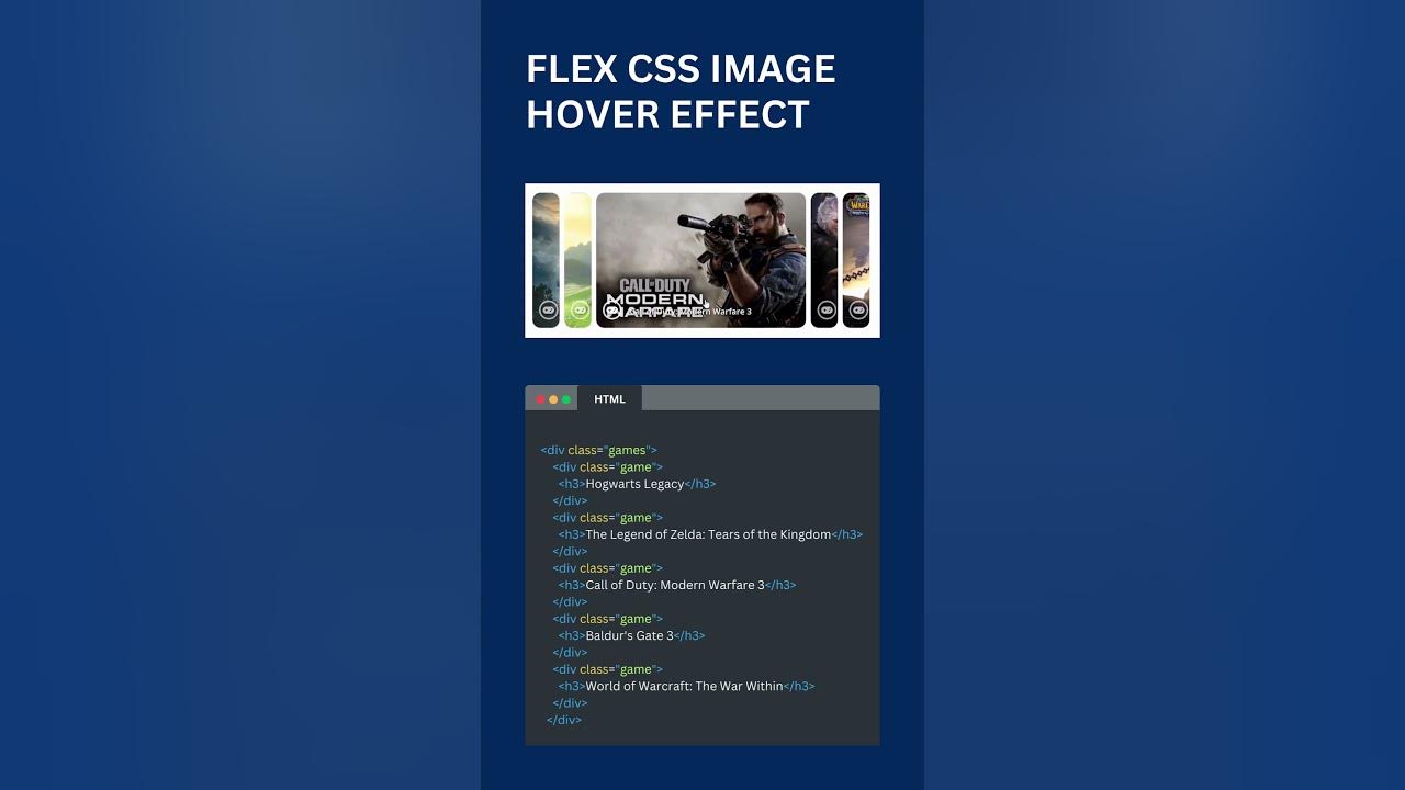 Flex Css Image Hover Effect Cssanimation Html Coding Frontenddeveloper Html5 Css3 Youtube