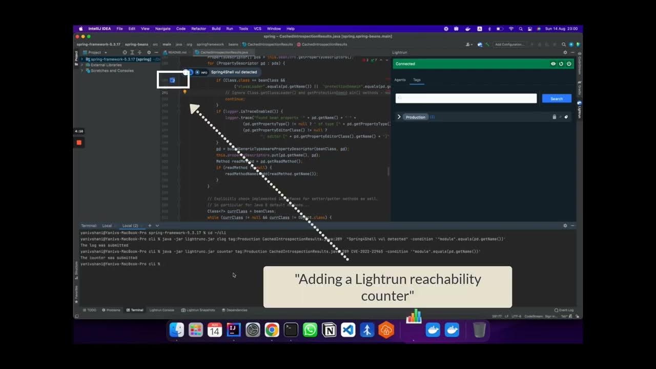Spring4shell Cve Detection Using Lightrun Conditional Logs Youtube