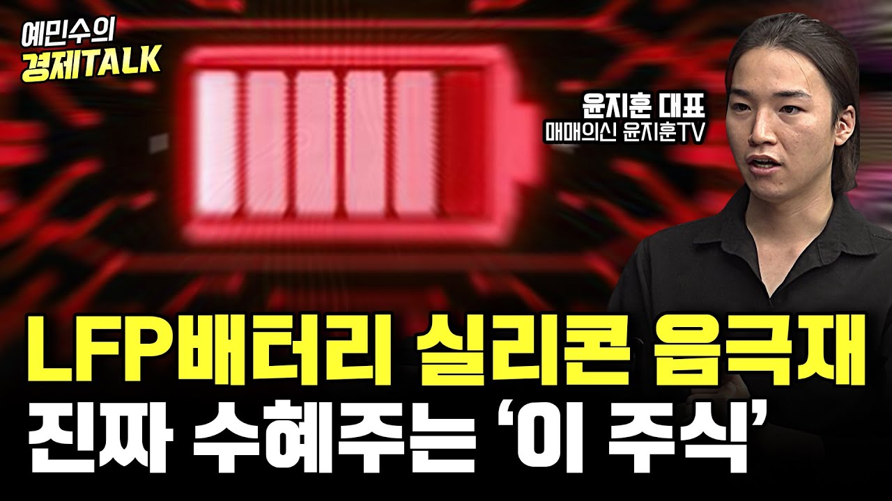 LFP배터리/ 실리콘음극재 종목을 찾는다면 꼭 보세요 - YouTube