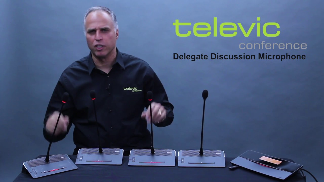 Televic Discussion Microphones for Municipal Meetings - YouTube
