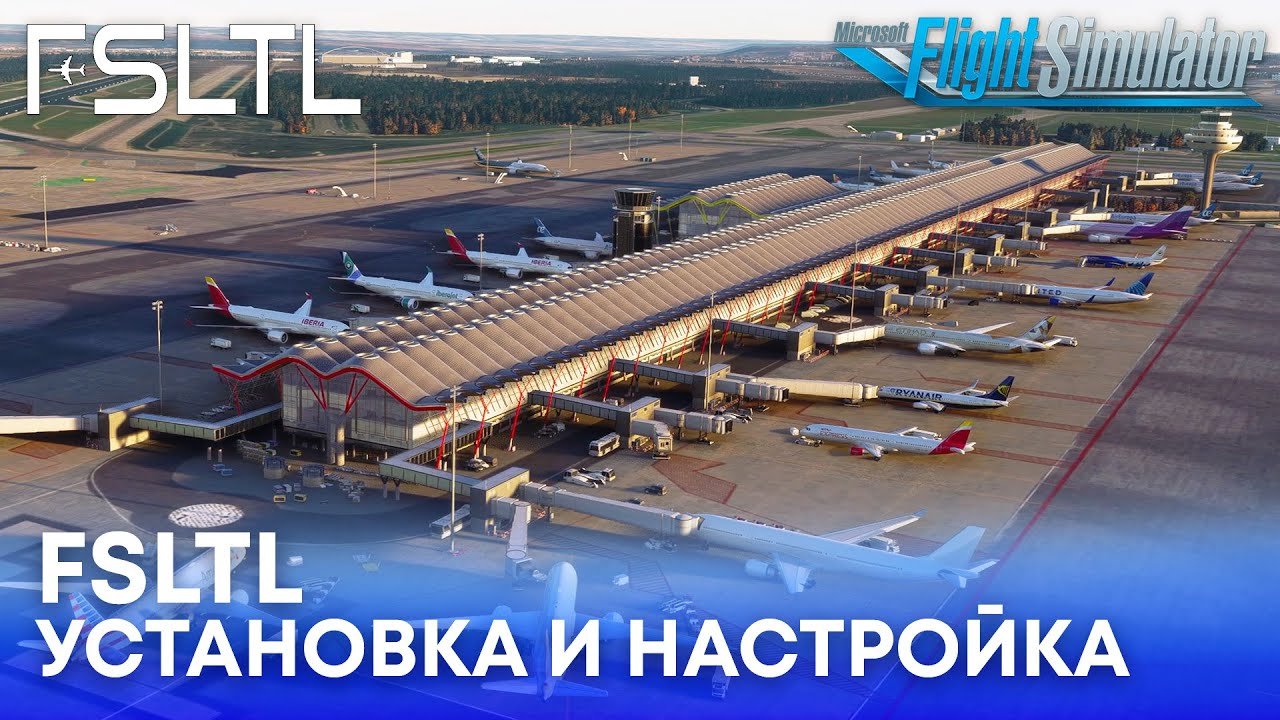 FSLTL TRAFFIC для Microsoft Flight Simulator и VATSIM - YouTube