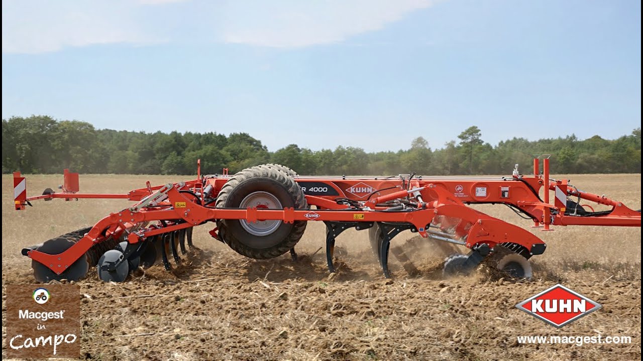 KUHN PERFORMER 4000 - PROVA IN CAMPO - YouTube