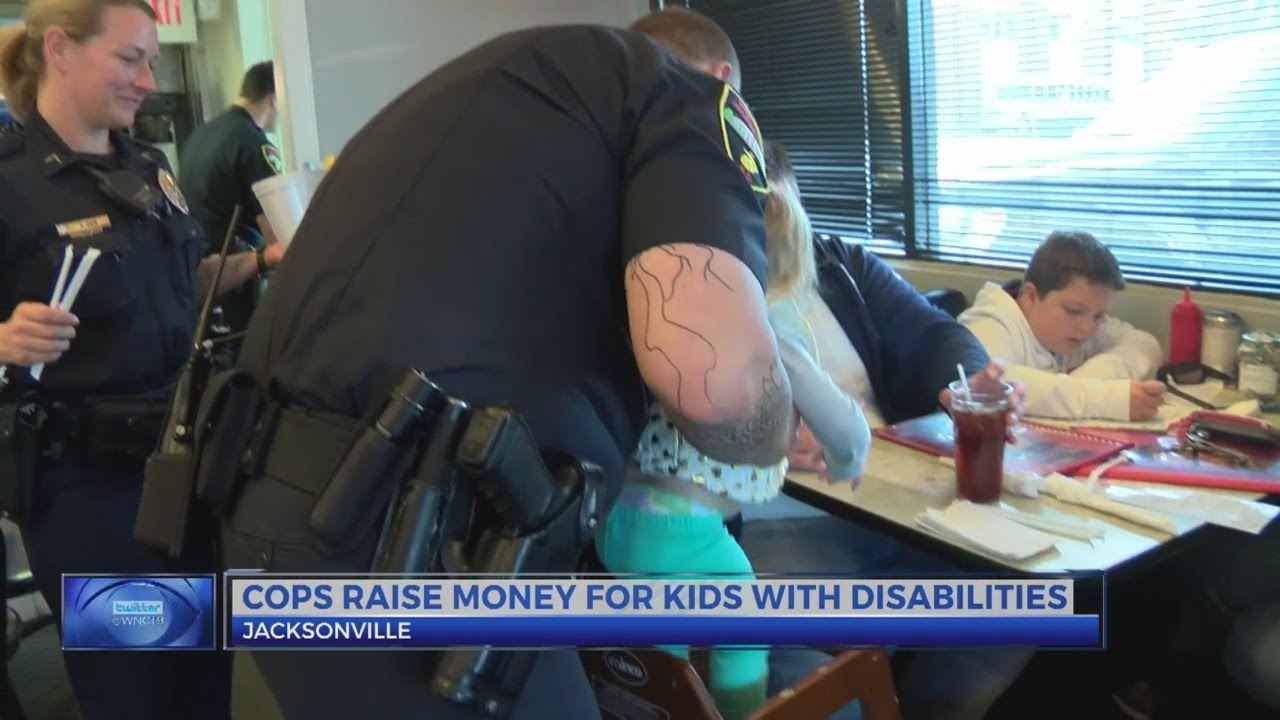 JPD officers fill in as wait staff to support kids with disabilities ...