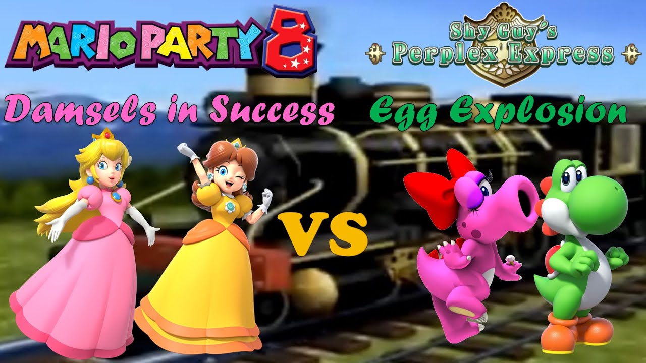 Mario Party 8 - Peach & Daisy vs Yoshi & Birdo - Shy Guy's Perplex ...