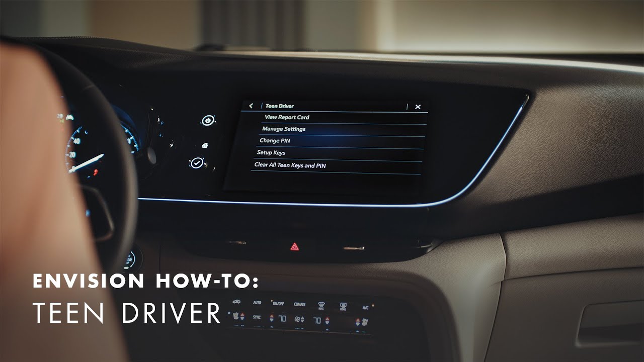 How To Set Up Teen Driver Mode | Buick Envision How-To Videos - YouTube