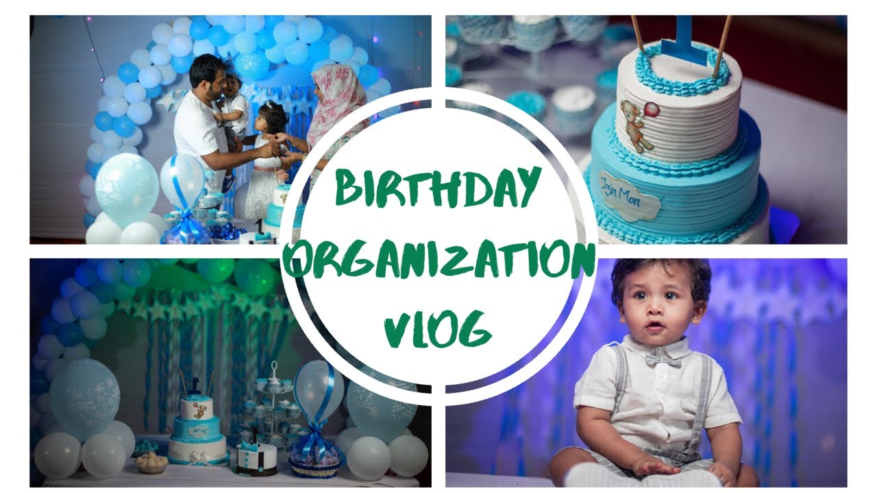 BIRTHDAY ORGANIZATION VLOG||Izin 1st birthday||diy balloon arch ...