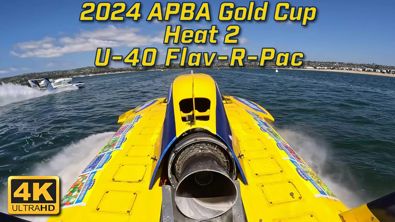 U-40 Flav-R-Pac: 2024 APBA Gold Cup Heat 2 - YouTube