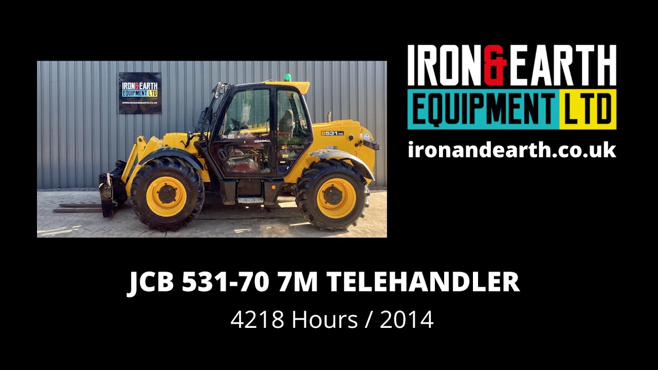 2014 JCB 531-70 7m Telehandler - YouTube