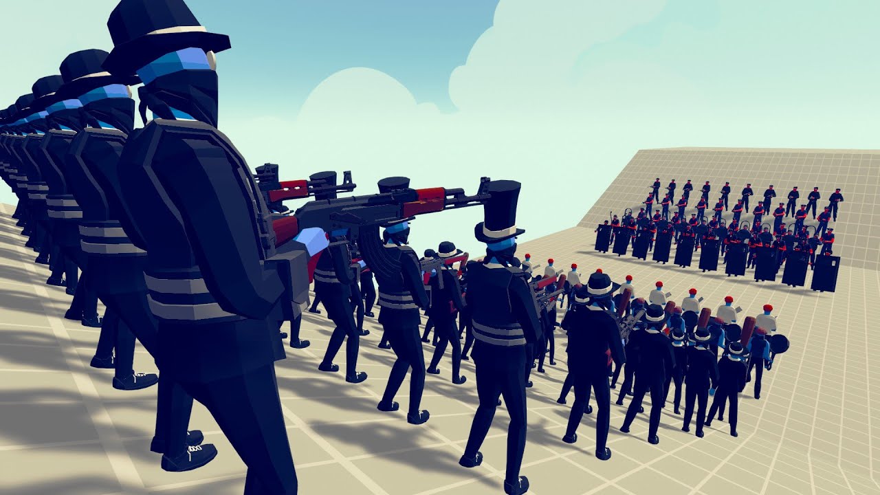 MAFIA vs POLICE | Totally Accurate Battle Simulator - TABS - YouTube