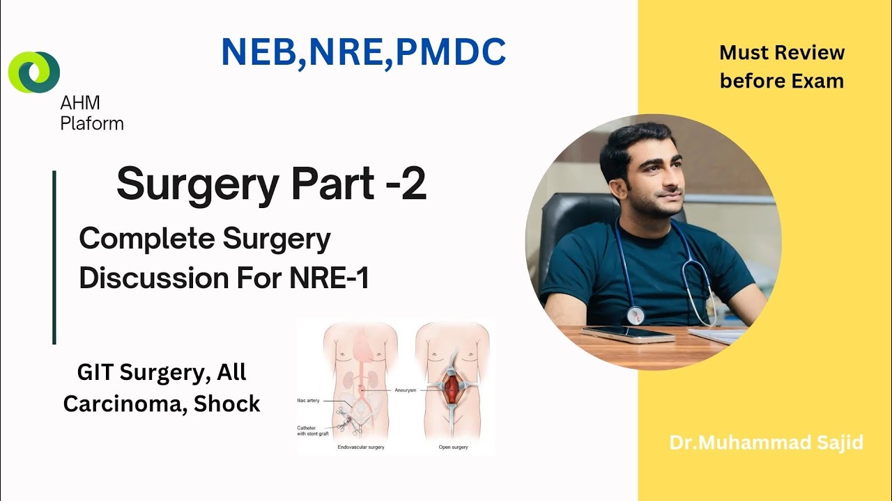 NRE-1 Surgery Part-2 || Complete Surgery Discussion about Exam ...