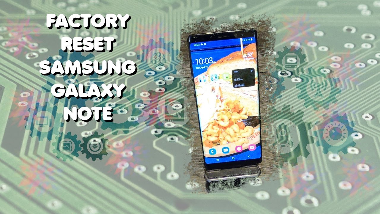 HOW TO FACTORY RESET a SAMSUNG GALAXY NOTE PHONE - YouTube