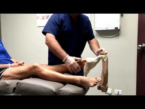 Putting on a medical stocking
