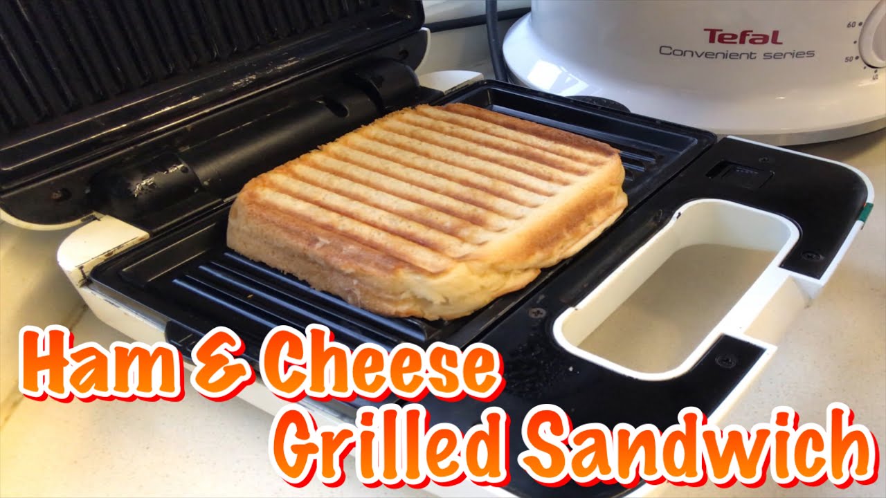 Ham & Cheese Grilled Sandwich in Sandwich Maker || Easy & Yummy - YouTube