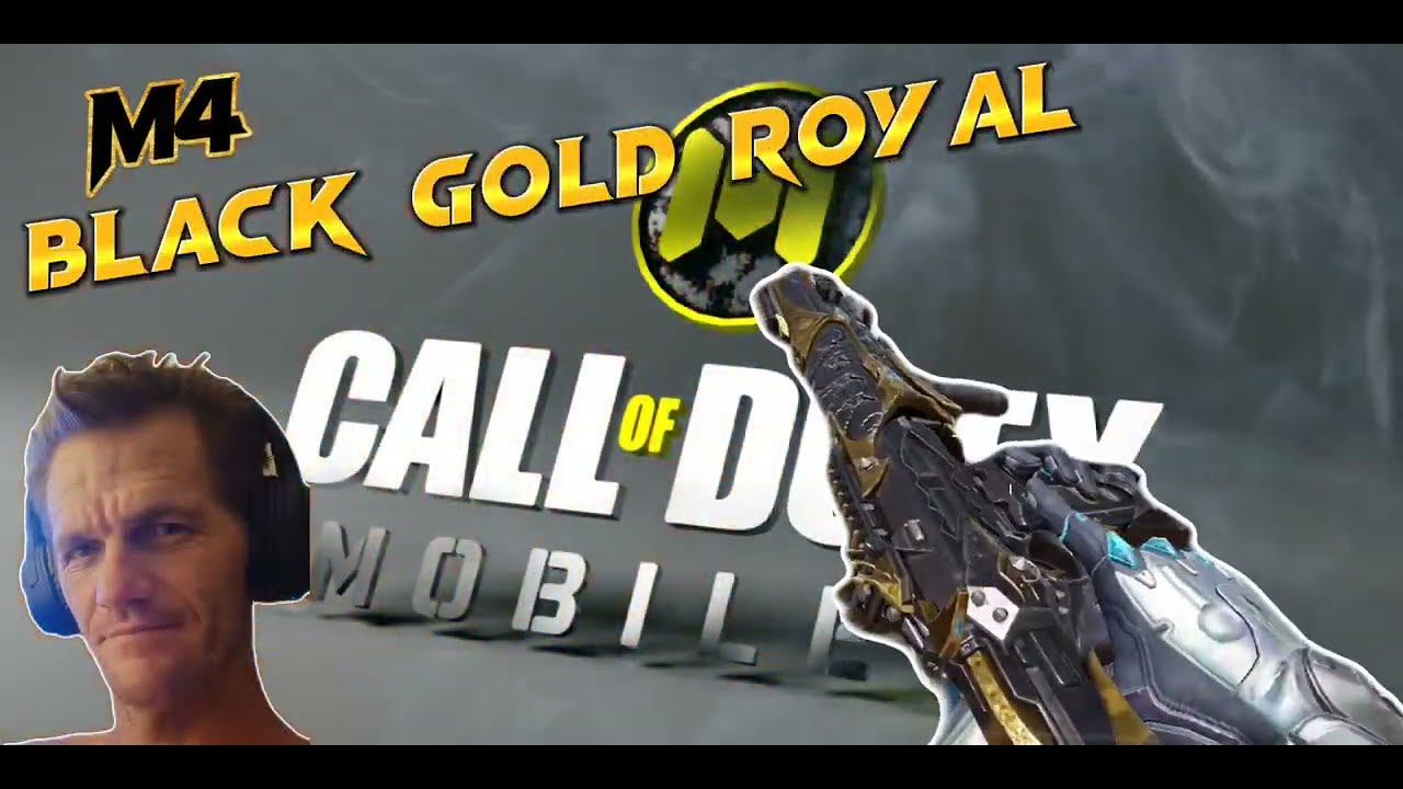 CODM 1st MP Match With The Legendary M4 Black Gold Royal - YouTube
