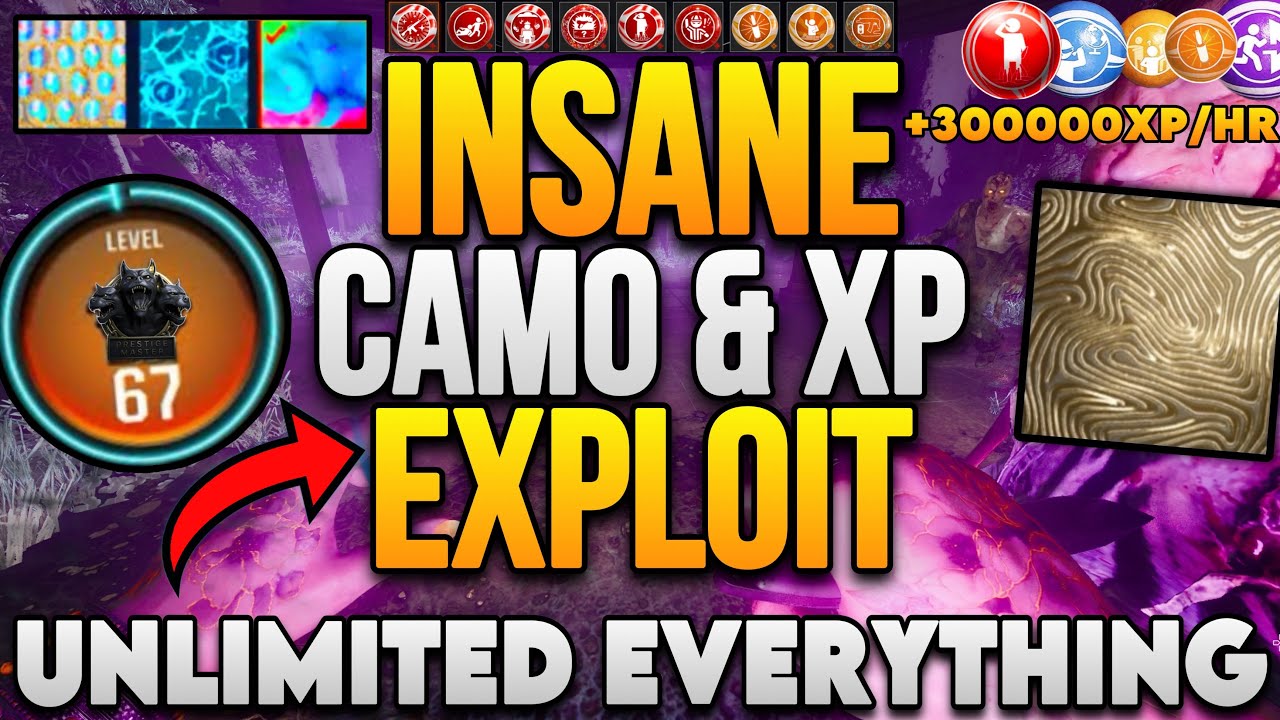 *NEW* AFK UNLIMITED EVERYTHING GLITCH BO6 Zombies - Camo/XP/Gobblegum ...