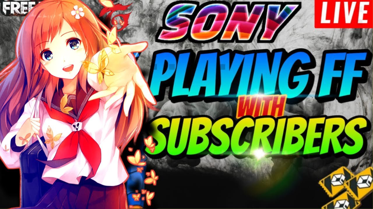 free fire live telugu!!sony ff gaming is live!! Unlimited Room Matches ...