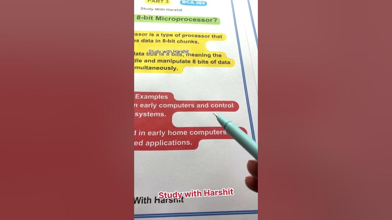 Computer Architecture & Assembly Language | 8 bit Explained | CCSU BCA Sem 3 Q&A Series 3/19 ...