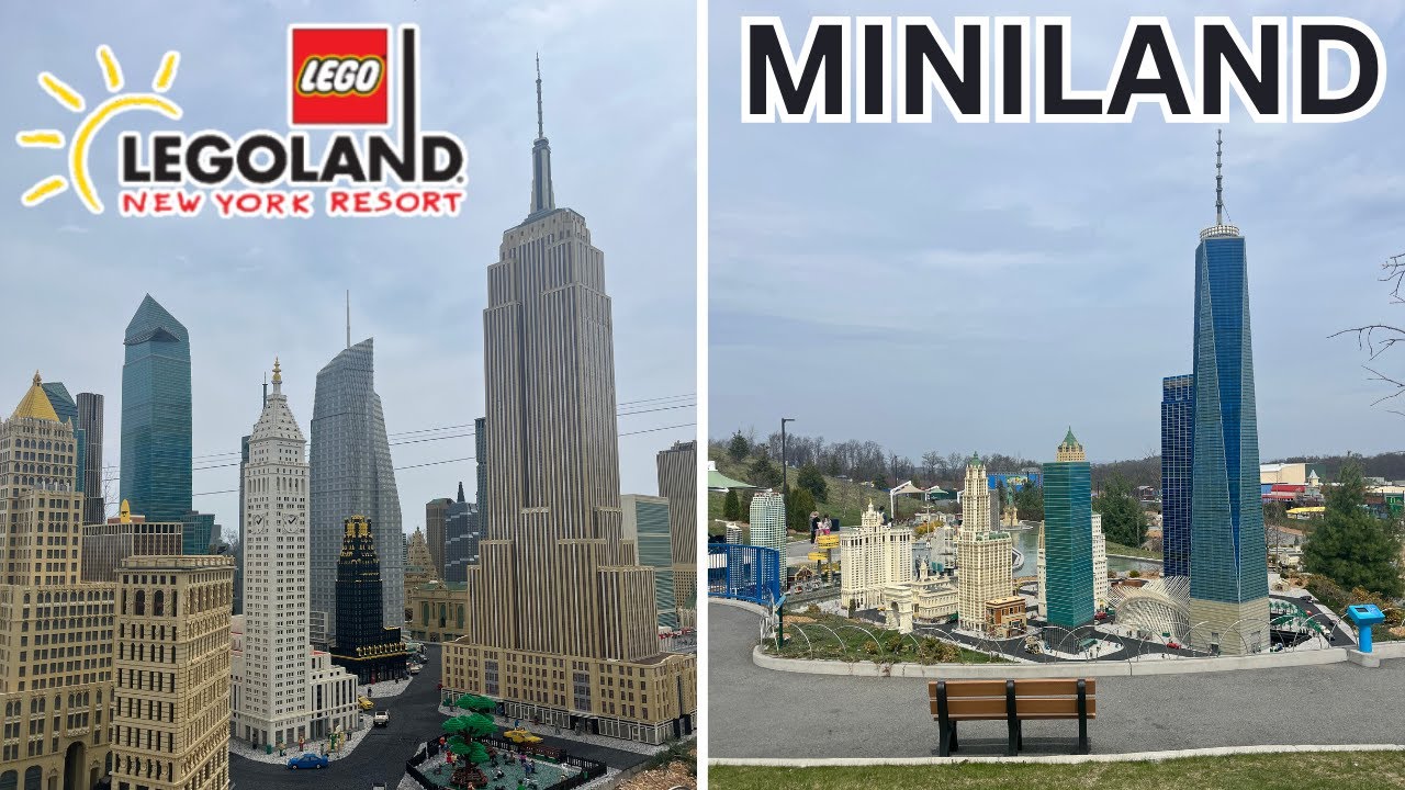 Miniland at Legoland New York | AWESOME Lego Models - YouTube