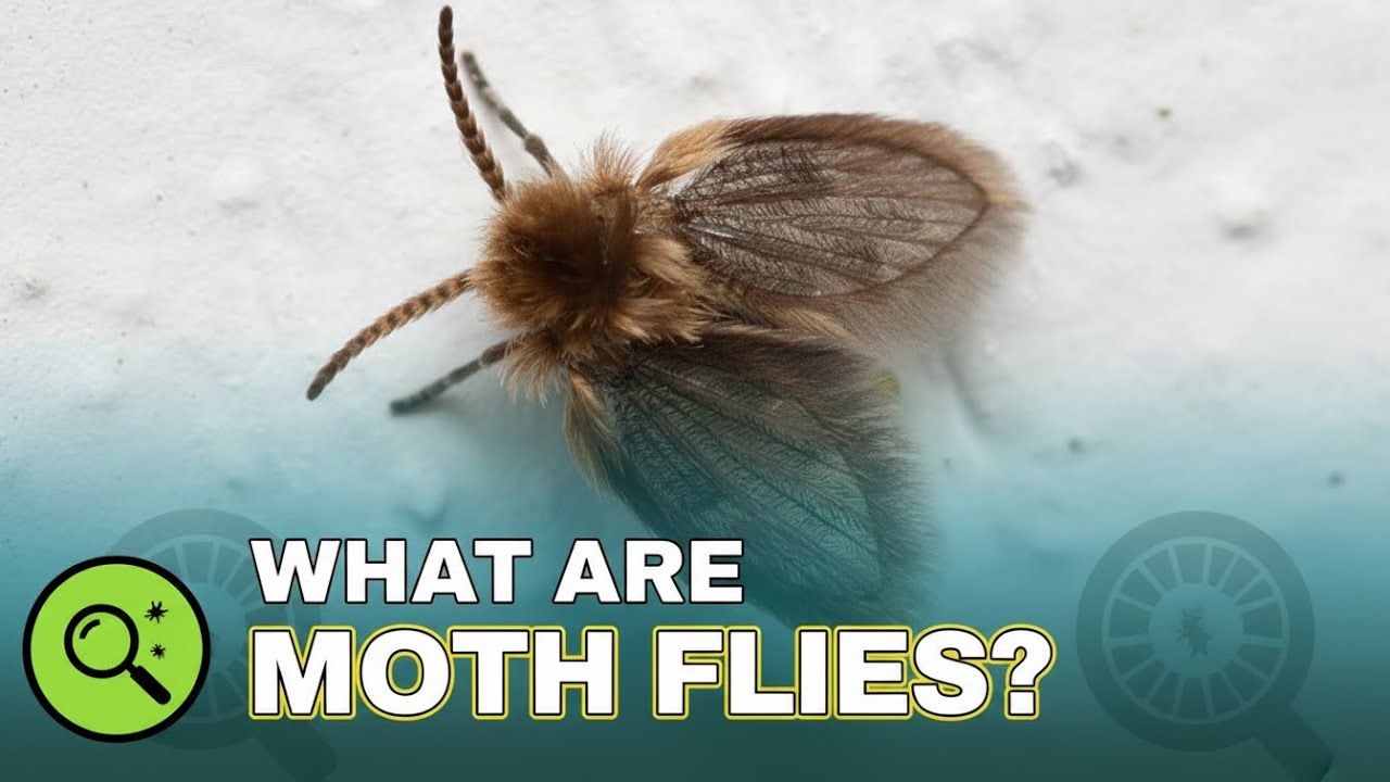 What Are Moth Flies?🦟😂🛁 - YouTube