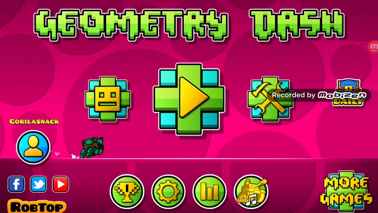 Playing gd levels - YouTube