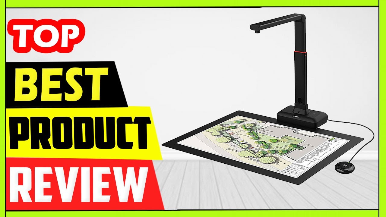 Best High Resolution HD Camera Book Document Scanner Review - YouTube