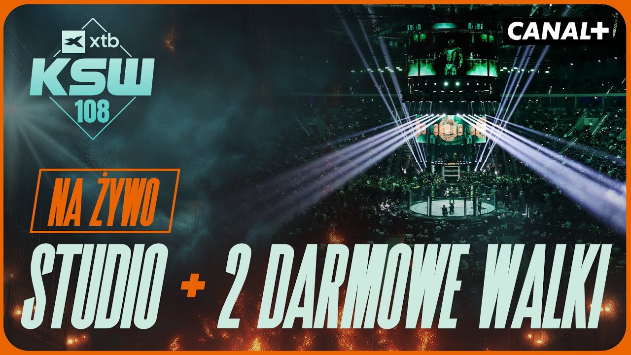 XTB KSW 108 | STUDIO + DWIE DARMOWE WALKI - YouTube