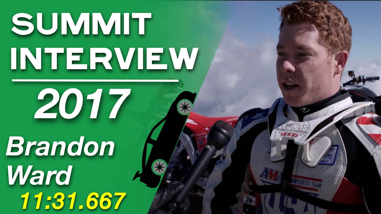Brandon Ward | Summit Interview | 2017 Pikes Peak International Hill ...