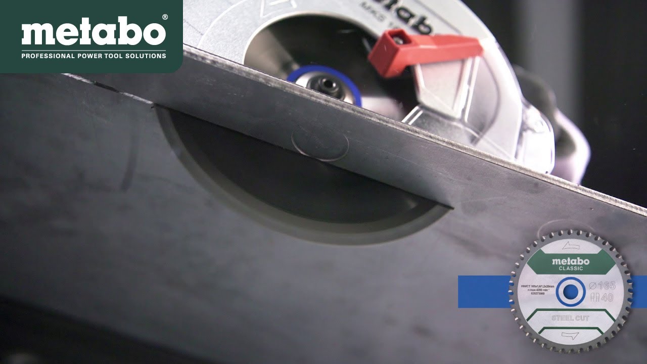 Metabo Kreissägeblätter "steel cut" - YouTube