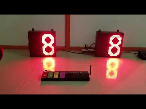 LED Basketball 24 second Shot clock timer 12" digit by Technocratz 8505870707 - YouTube