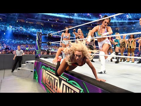 The first-ever WrestleMania Women’s Battle Royal Match - WWE ...