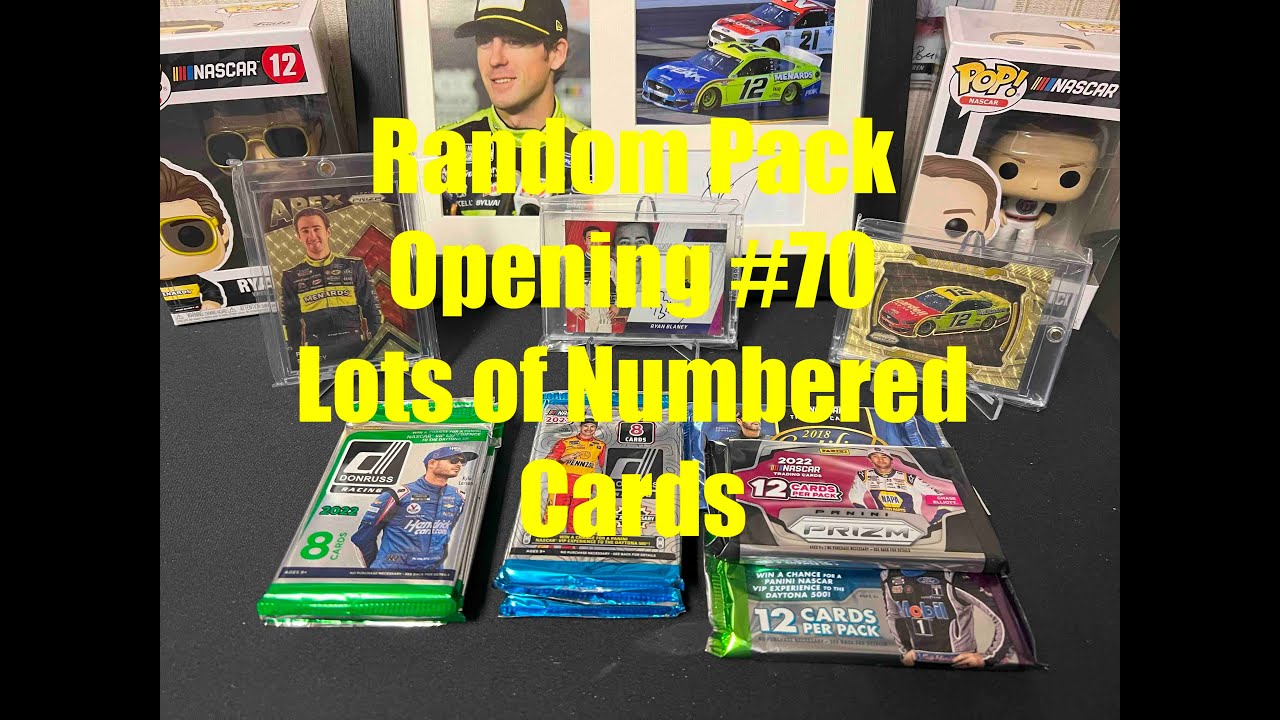 Random Pack Opening #70 Lots of Numbered Cards - YouTube