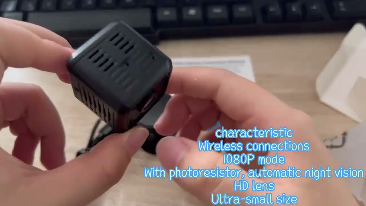 X6 HD 1080P mini wifi Wireless IP camera - YouTube