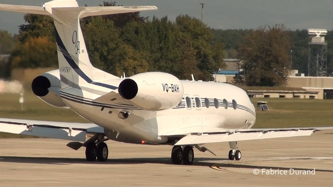 Gulfstream Aerospace G650ER take off 05 at Geneva Cointrin [GVA/LSGG ...