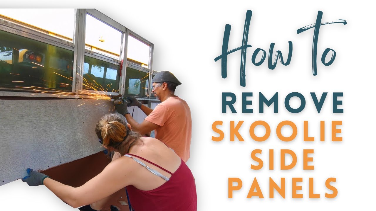 How to Remove Skoolie Side Panels | Skoolie Conversion - YouTube
