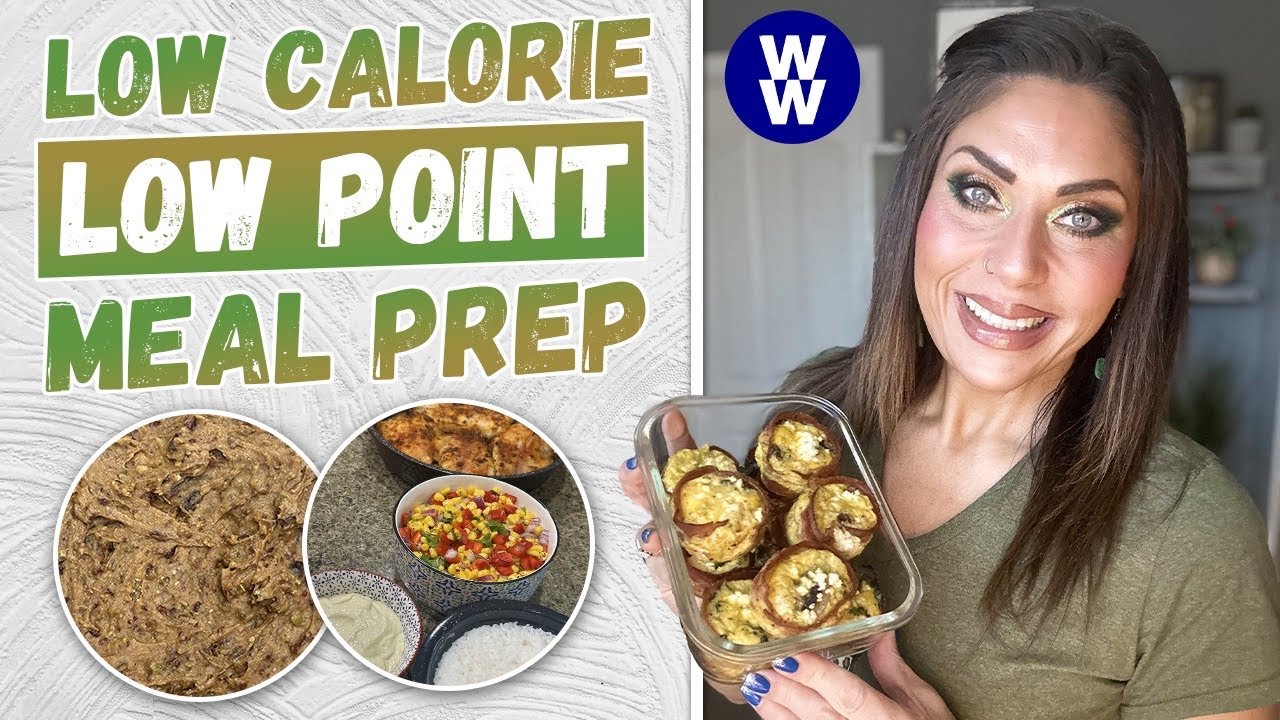 LOW CALORIE - LOW POINT WW MEAL PREP - EGG CUPS - BLACKENED FISH TACO ...