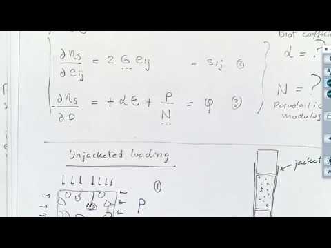 L11 Poroleasticity equations and the Biot coefficient, poroelasticity ...