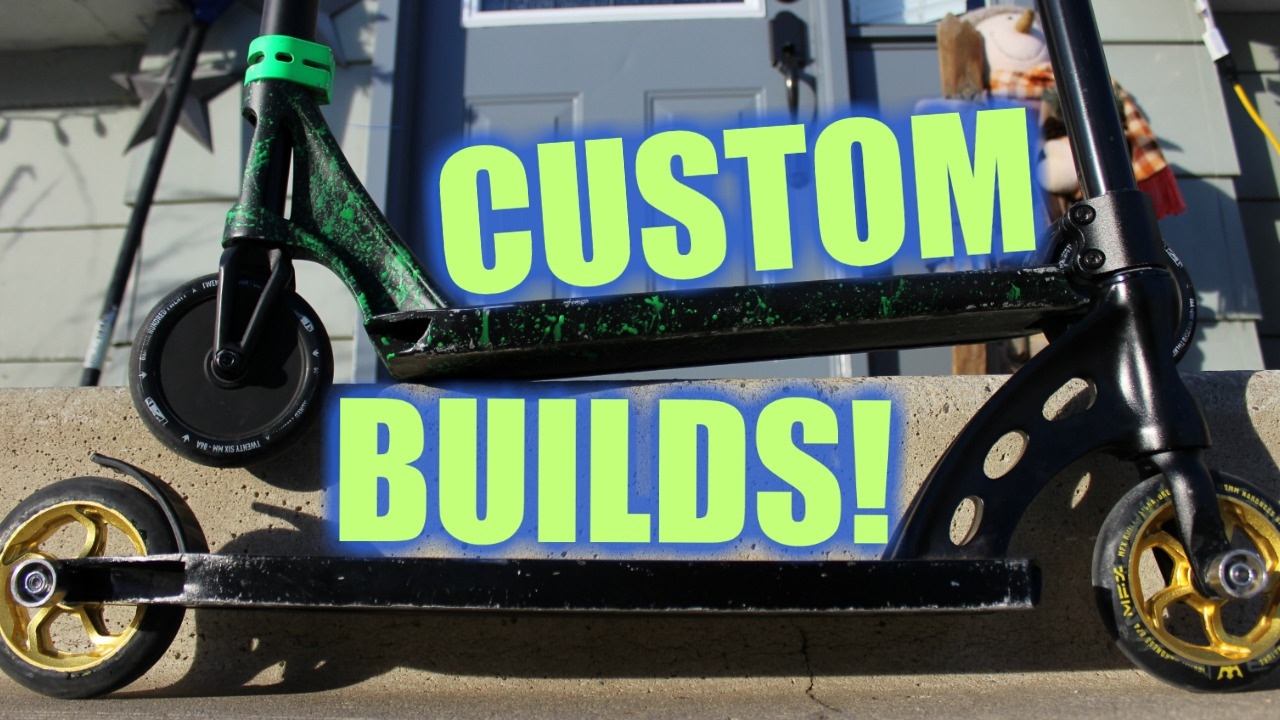 CUSTOM SCOOTER BUILDS! - YouTube