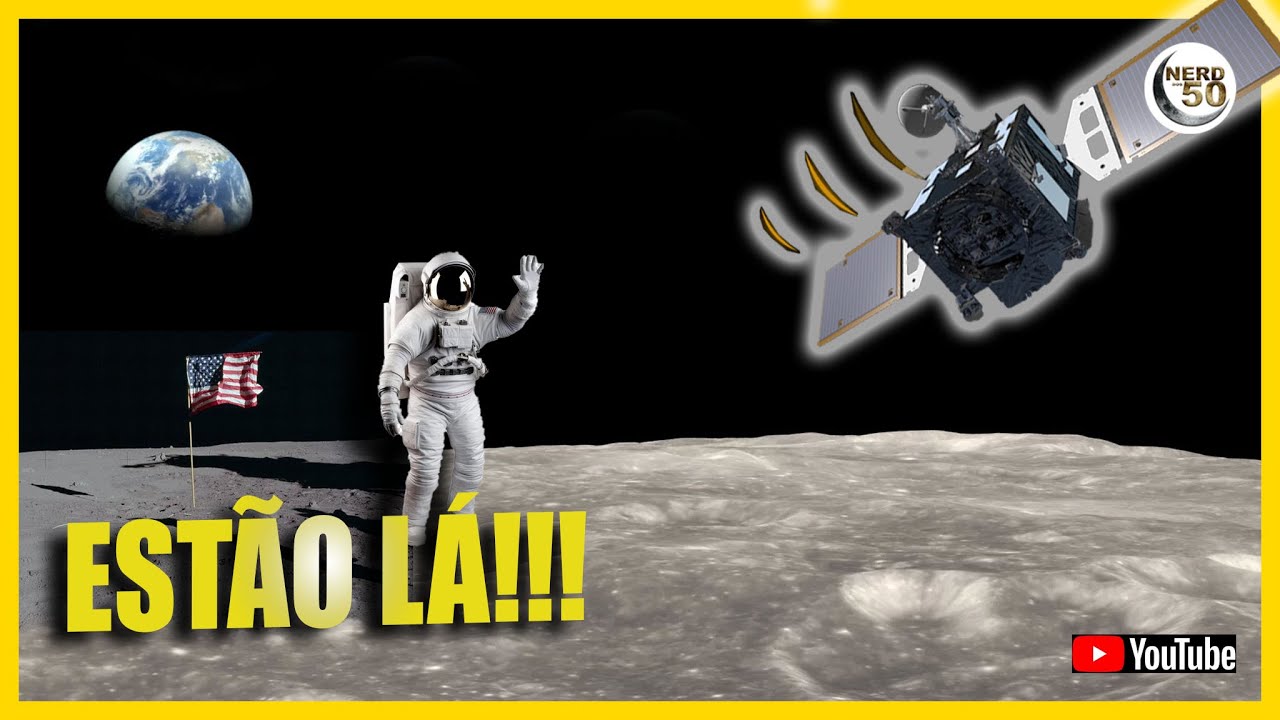 SONDA LUNAR fotografa vestígios do HOMEM NA LUA [Danuri - Coréia do Sul ...