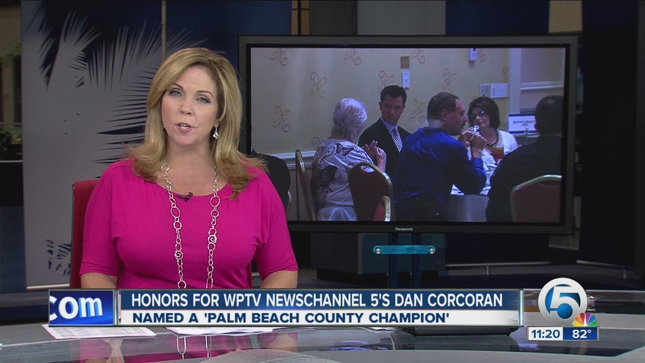 Honors for WPTV NewsChannel 5's Dan Corcoran - YouTube