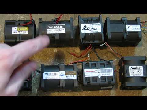 PC Fan Flight Tests - 40x40xmm Push/Pull - YouTube