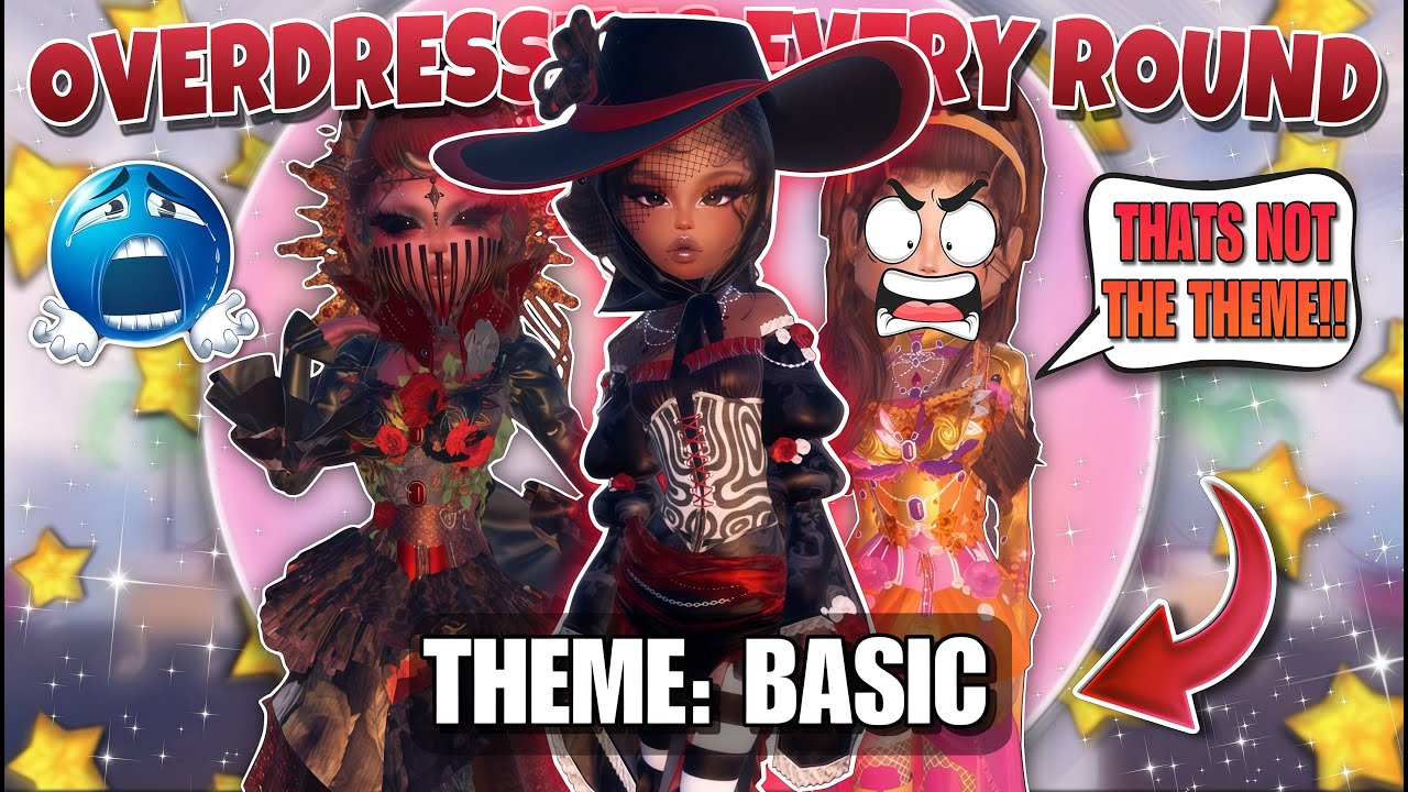 *OVERDRESSING* For EVERY Round No MATTER The Theme In Dress To Impress ...