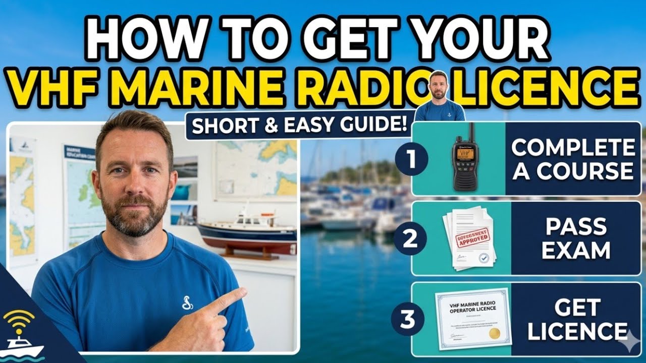 Quick & easy guide to get a VHF Marine Radio Licence - YouTube